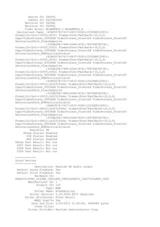 Dx diag | TXT | Operating Systems | Computer Software and Applications