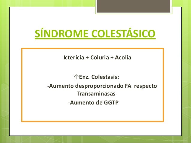 DX DIFERENCIAL: COLESTASIS