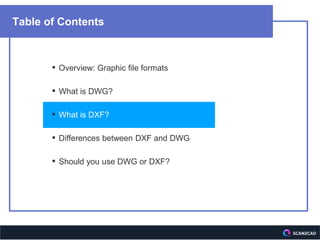 DXF versus DWG: A Comparison of Vector Graphic File Formats | PDF