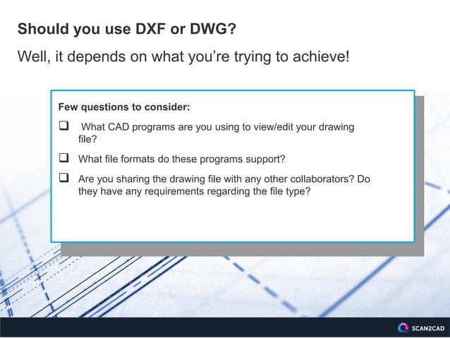 DXF versus DWG: A Comparison of Vector Graphic File Formats | PPT ...