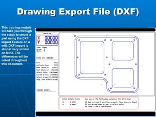 DXF Import & Programming | PPT