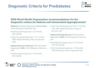 Diagnosis and initial evaluation of diabetes | PPT