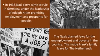 Anne frank | PPTX | Death, Injury, or Military Conflict | Sensitive Topics