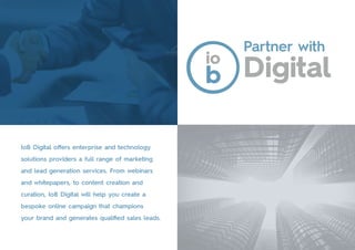 Iob Digital - Media Kit | PPT