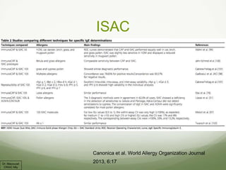 Alergia Molecular Diagnóstico | PDF