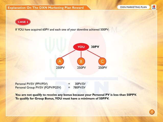 DXN business plan explained - DXN маркетинговый план | PPT | Sales | Business