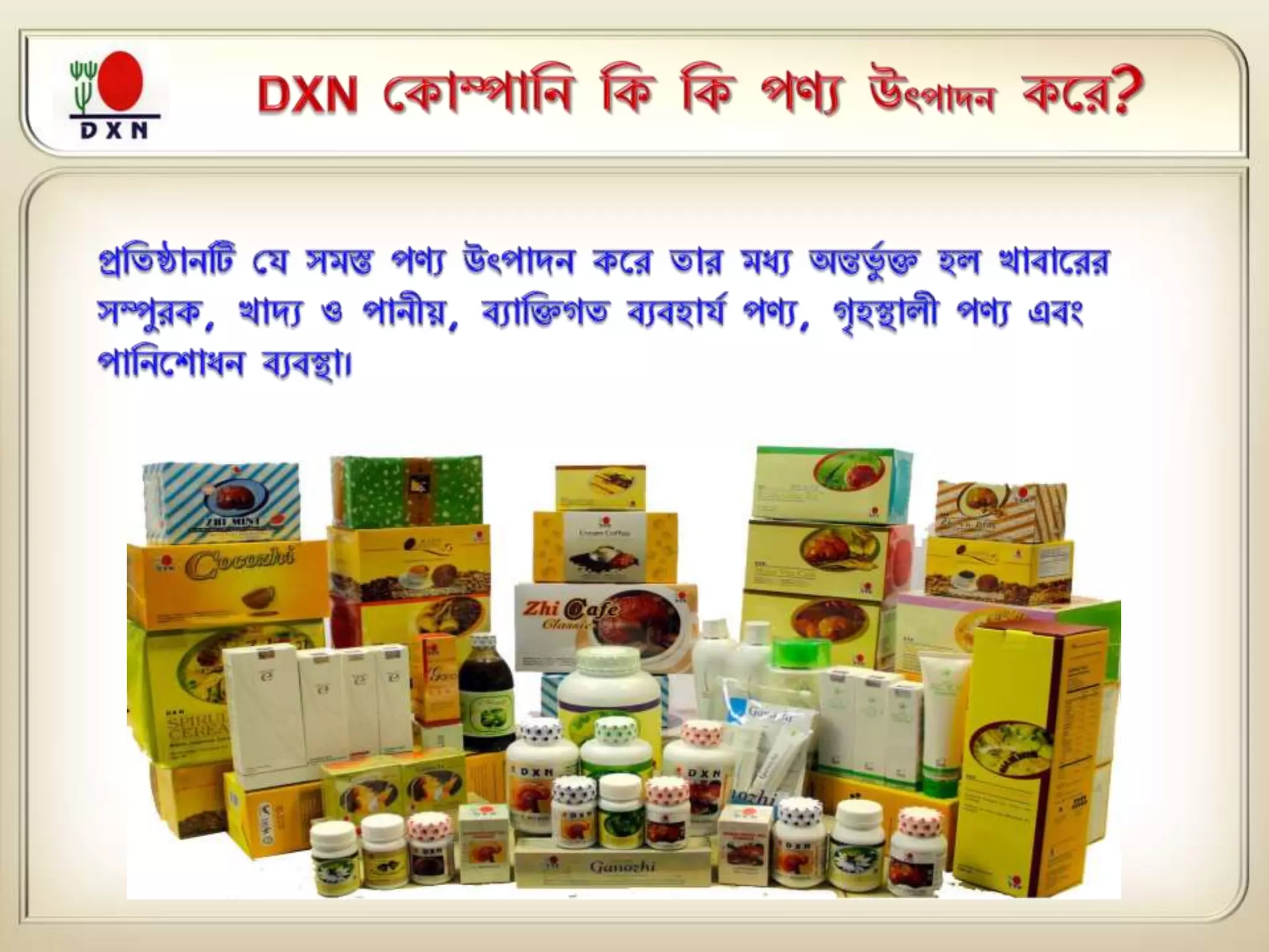 DXN Business Plan in Bangla -kamal | PPTX
