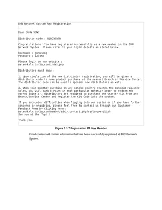 DXN Network user guide | PDF