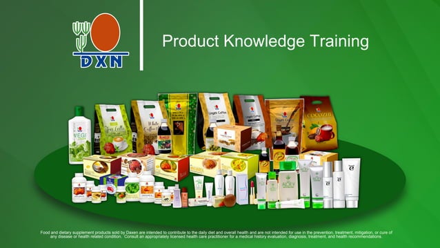 DXN products training: basic knowledge about DXN products | PDF