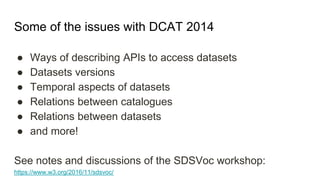W3C Data Exchange Working Group - an update | PPT