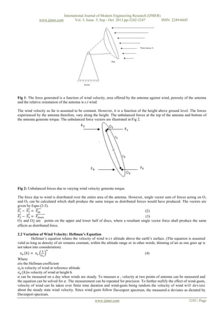 Analytic Model of Wind Disturbance Torque on Servo Tracking Antenna | PDF