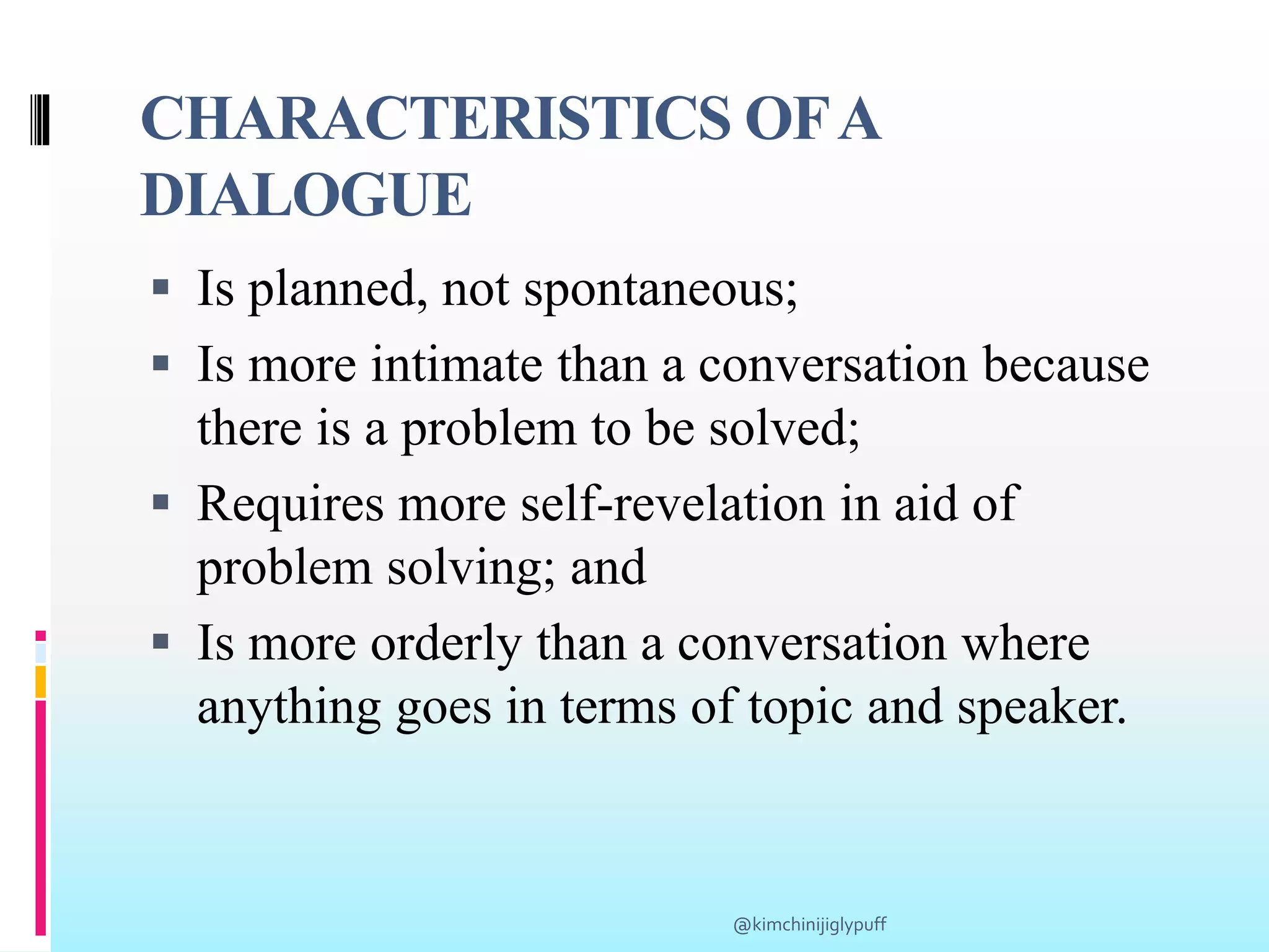 Dyadic Communication | PPSX