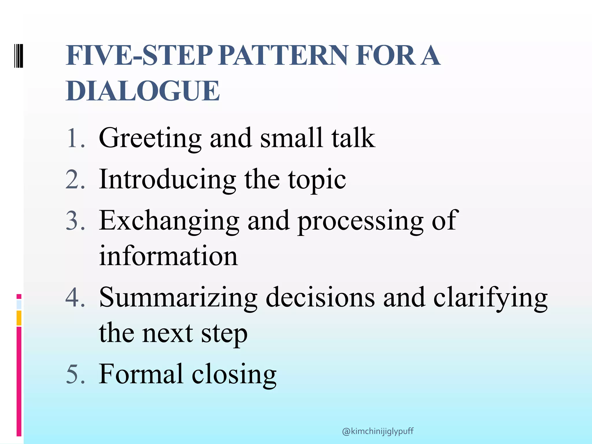 Dyadic Communication | PPSX