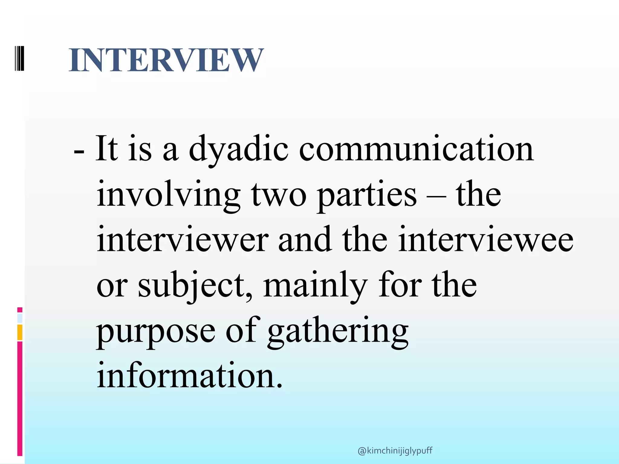 Dyadic Communication | PPSX