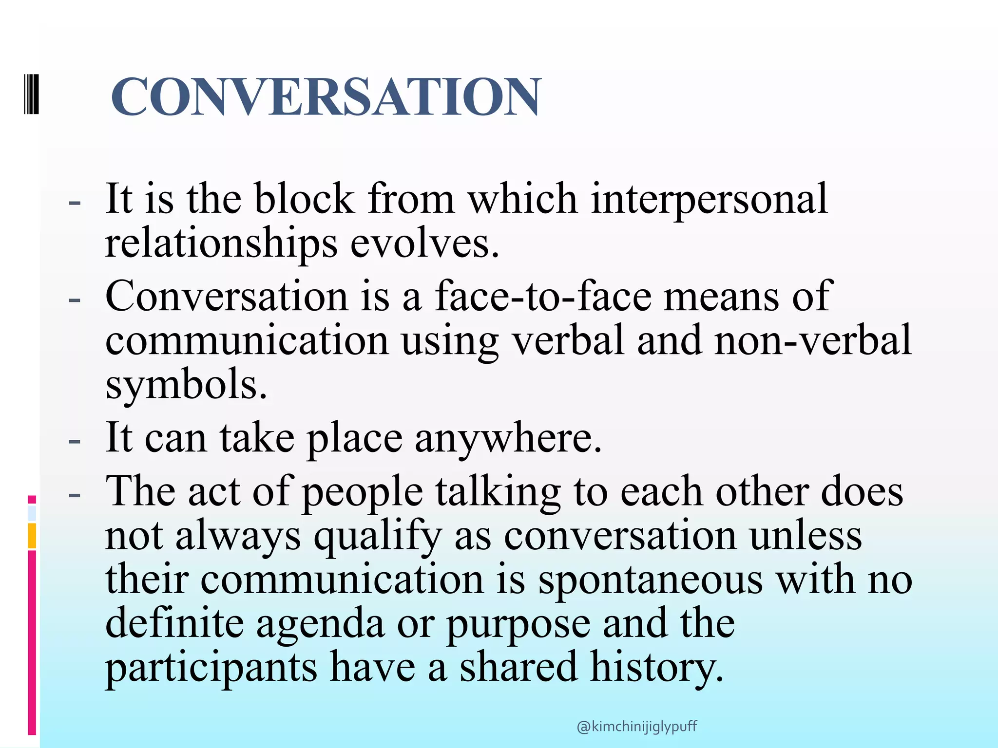 Dyadic Communication | PPSX