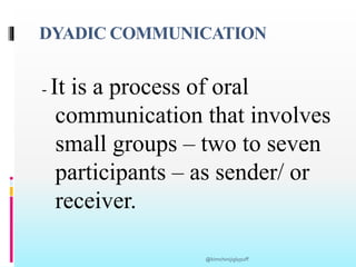 Dyadic Communication | PPT
