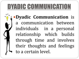 Dyadic communication | PPTX