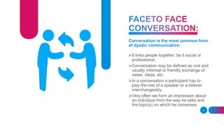 Dyadic communication omesh and purushoth | PPTX | Parenting Babies and ...