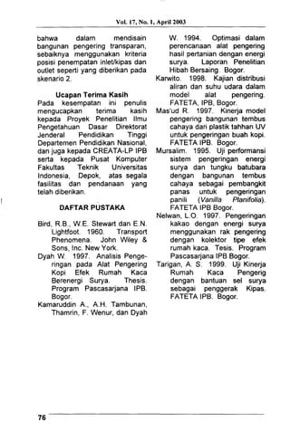 ANALISIS DlSTRlBUSl SUHU DAN KECEPATAN ALIRAN UDARA DALAM RUANG ...