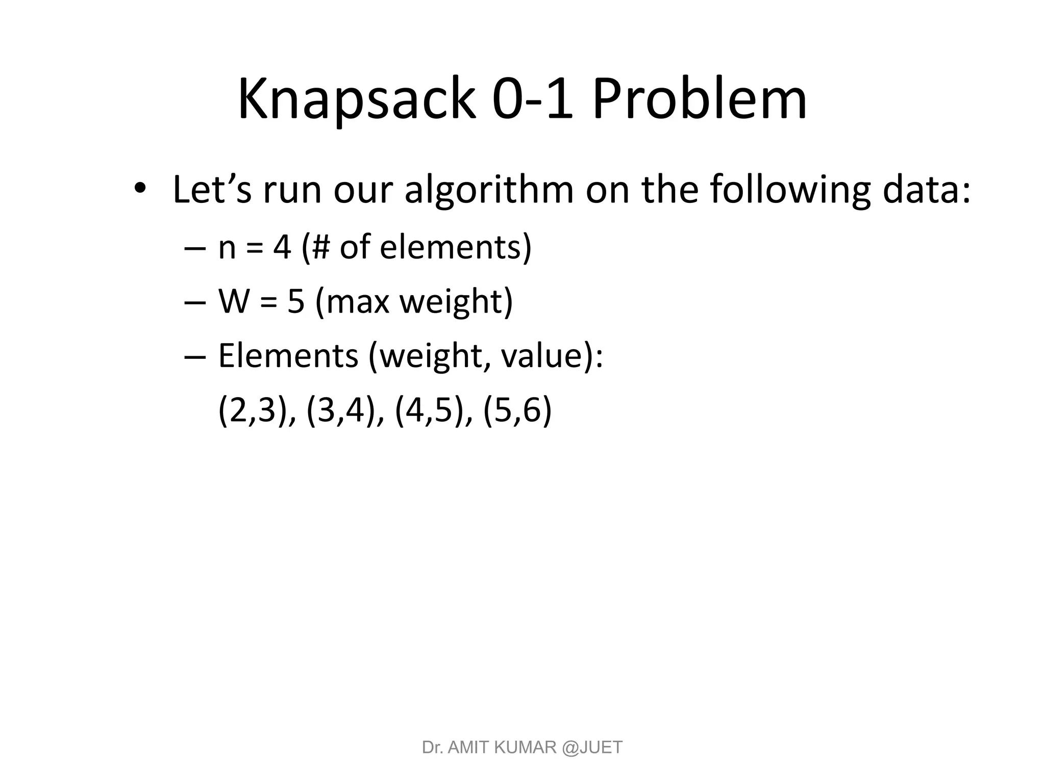 Dynamic Programming knapsack 0 1 | PDF