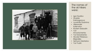 Dyatlov pass incident | PPTX
