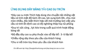 Dây băng tải cao su trơn | PPT