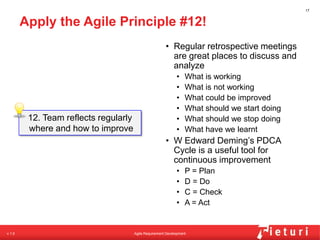 Agile Requirement Development - A Breathtakingly Quick Introduction | PPT