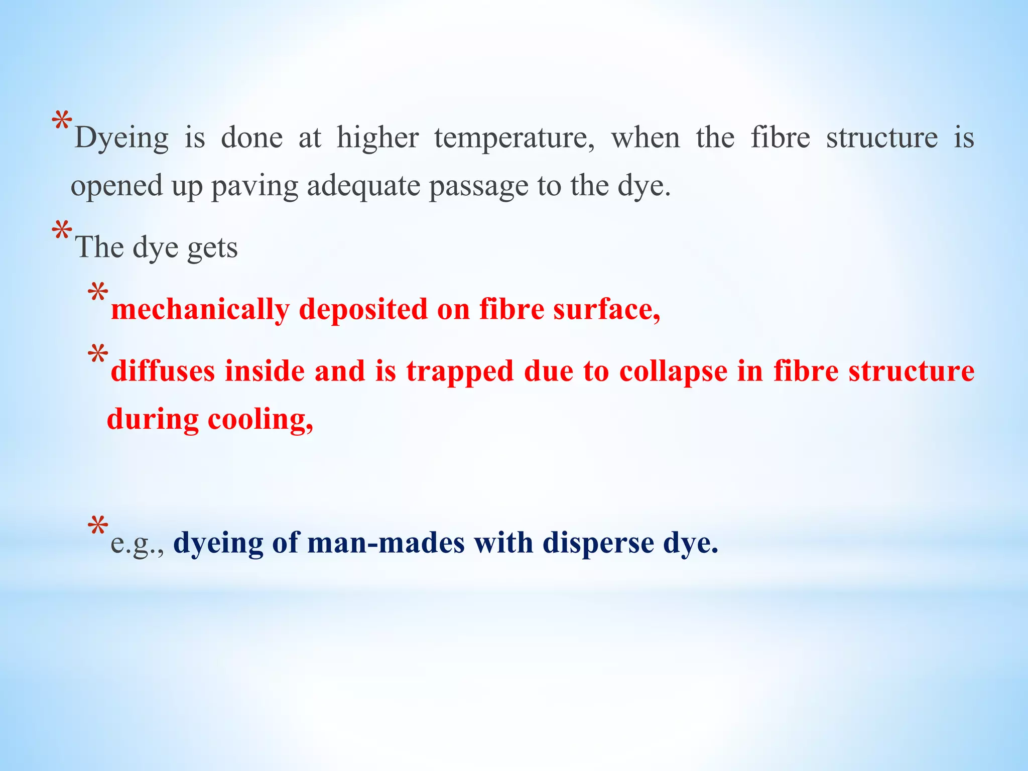 Dye fiber interactions | PPTX