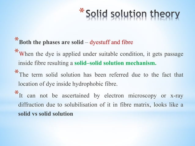 Dye fiber interactions | PPTX | Chemistry | Science