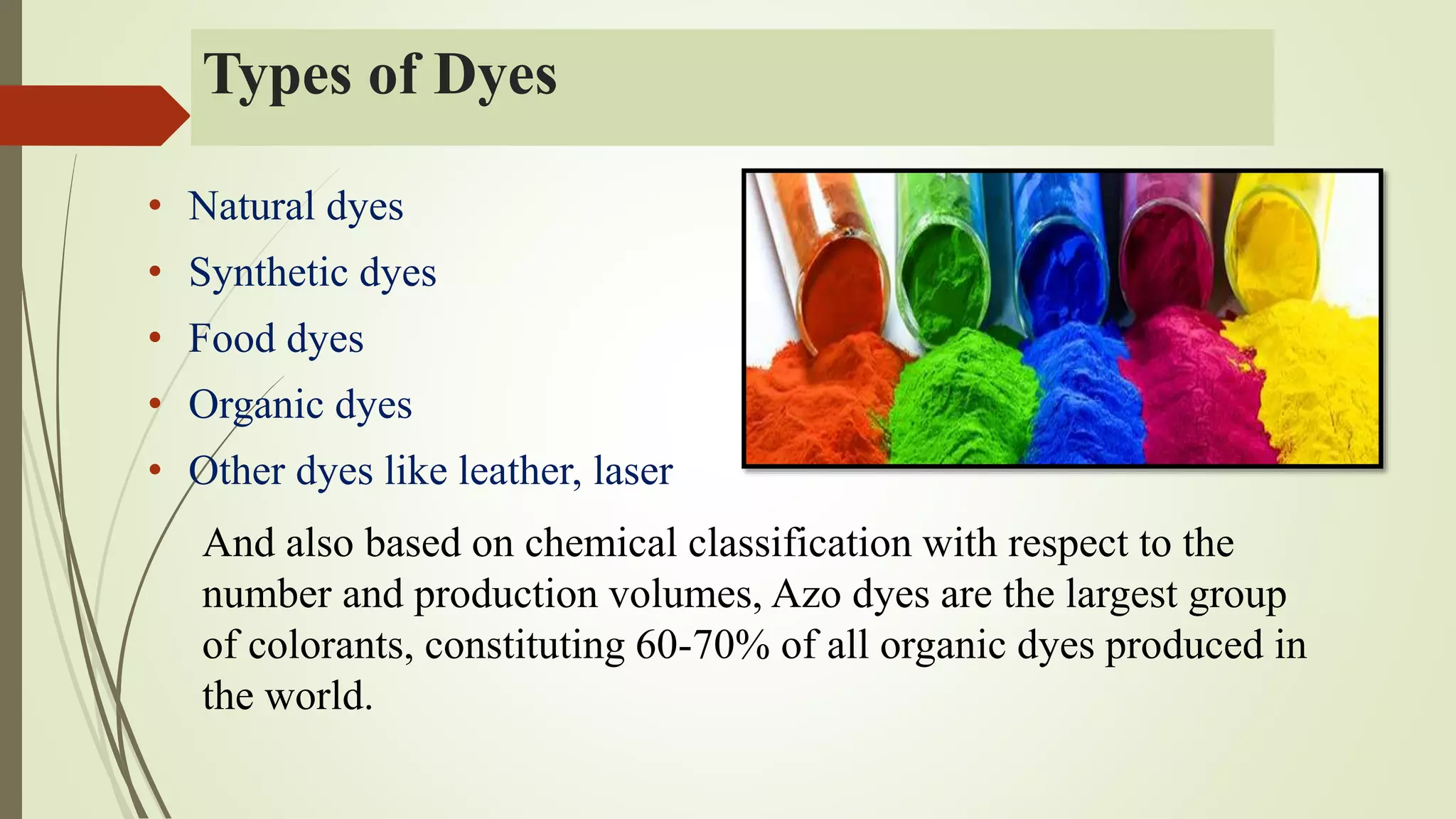 Dye and its impact | PPTX