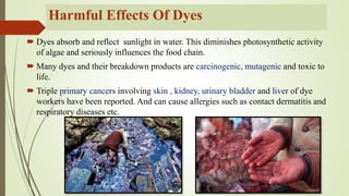 Dye and its impact | PPTX