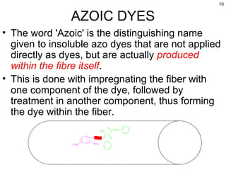 Dye classification . | PPT