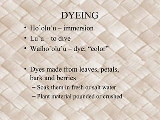 Dyeing | PPT | Gardening | Home & Garden