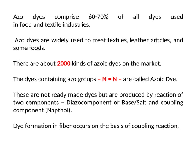 VARIOUS METHODS OF DYEING AND THEIR APPLICATIONS | PPT