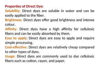 VARIOUS METHODS OF DYEING AND THEIR APPLICATIONS | PPT