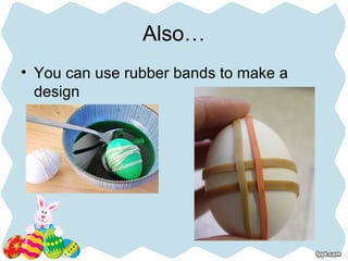Dyeing easter eggs | PPT