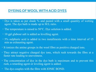 Dyeing Process & its Auxiliaries | PDF