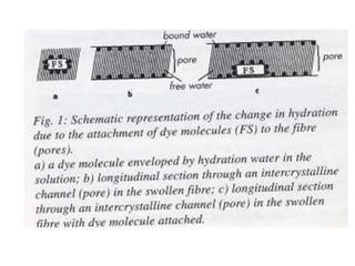 Dyeing kinetics, (diffusion, pore model, free volume model) | PPTX