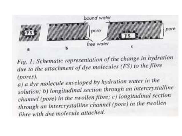 Dyeing kinetics, (diffusion, pore model, free volume model) | PPTX