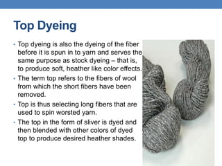 Dyeing lecture | PPTX