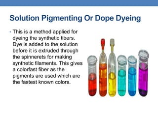 Dyeing lecture | PPTX