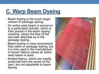 Dyeing lecture | PPTX