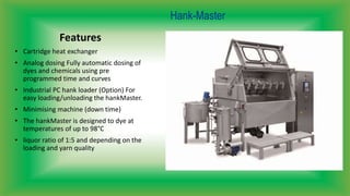 Dyeing machine by emran | PPTX | Needlework | Arts and Crafts