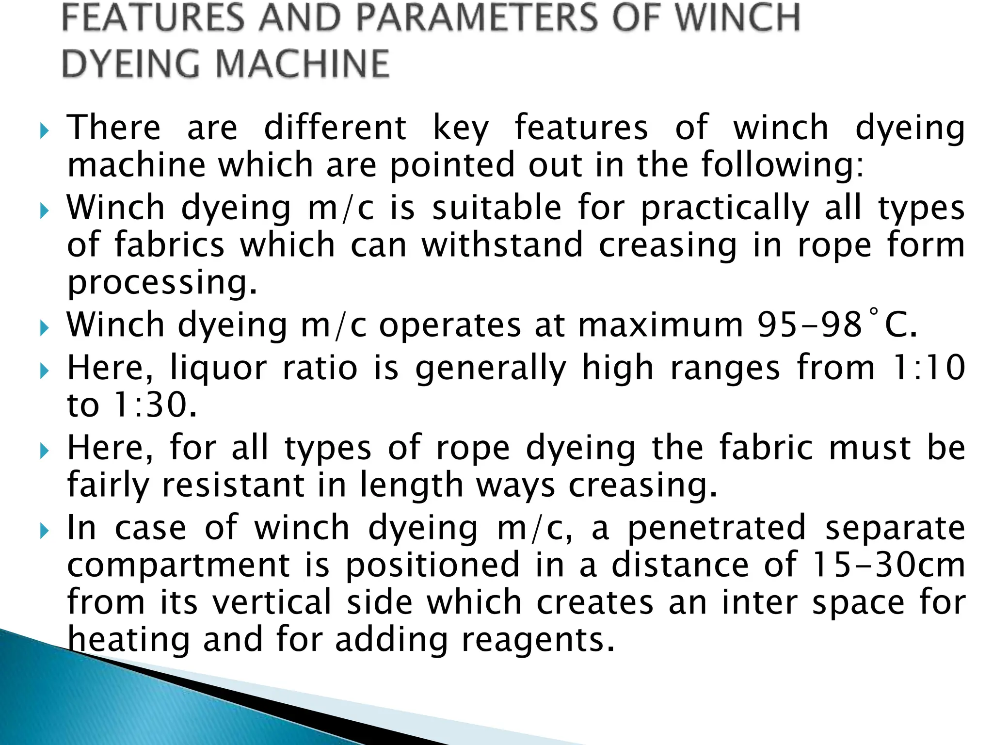 Dyeing Machineries, Textile Wet process engineering dyeing m/c | PPTX