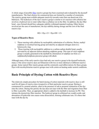 Dyeing of Cotton Fabric with Reactive Dye.docx