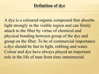 Dyeing of cotton with reactive dye | PPTX