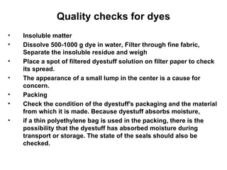 Dyeing of cotton with reactive dyes quality q&a | PPT