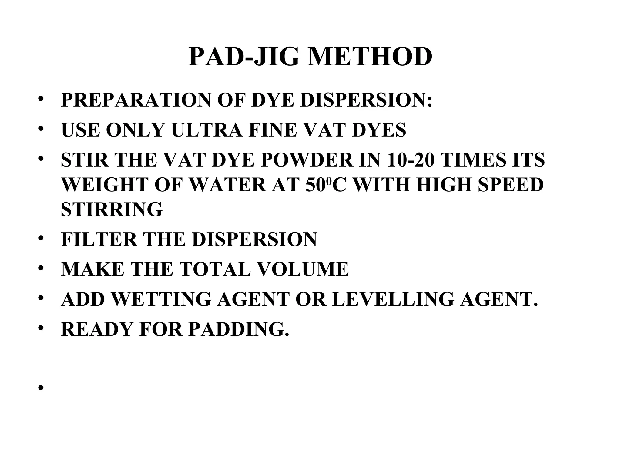 Dyeing of cotton with vat dyes | PPT