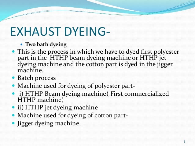 Dyeing of polyester and cotton blends