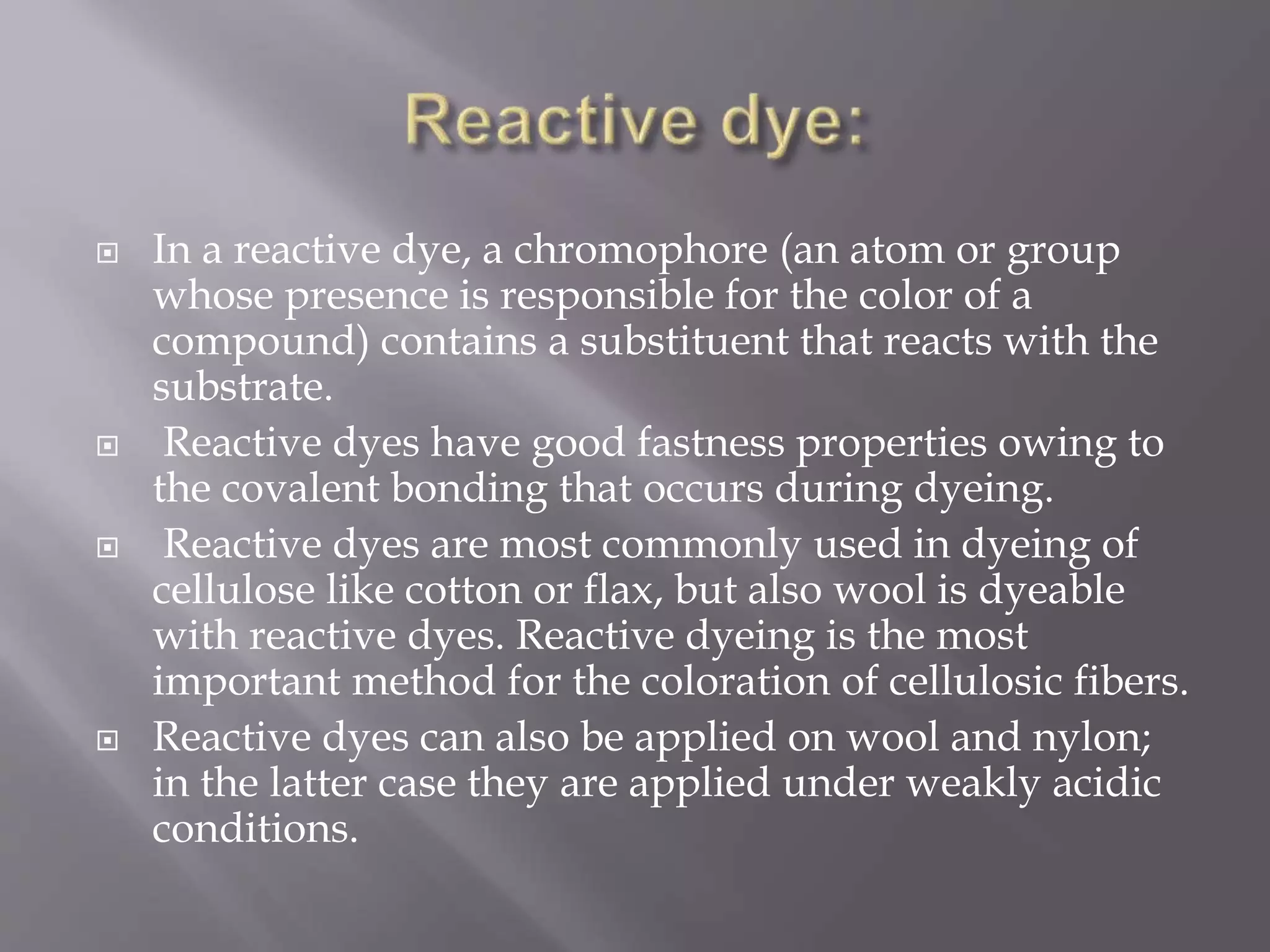Dyeing presentation | PPTX